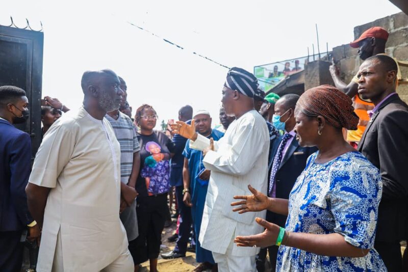 Makinde Visits Scene of Apata Fire Outbreak, Assures Victims of Support ...