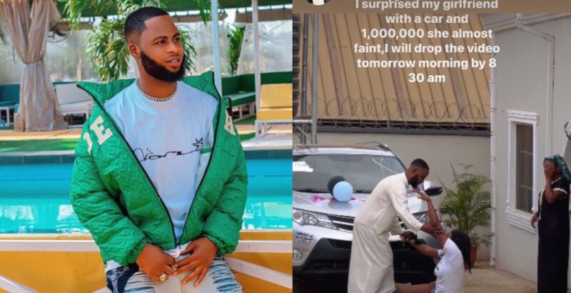 Ibadan–Based Comedian, Trinity Guy Wows Girlfriend With SUV, N1m on ...
