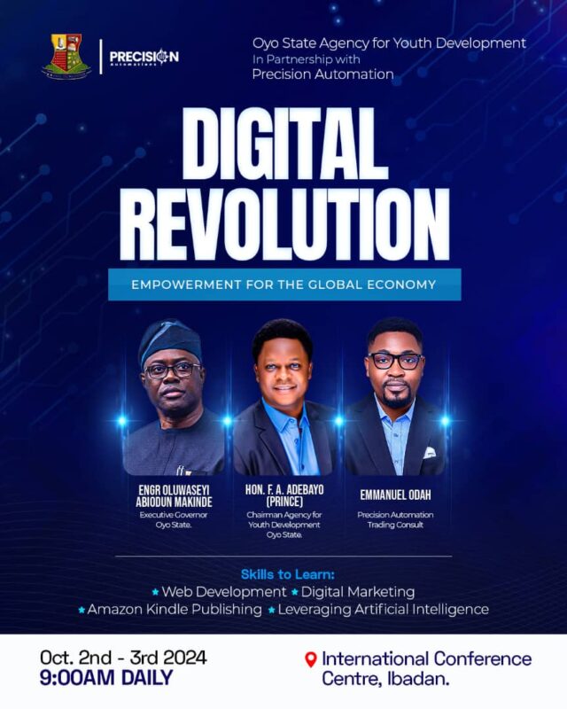 Oyo to Train 3,000 Youths on Digital Skill Acquisition, Opens E ...